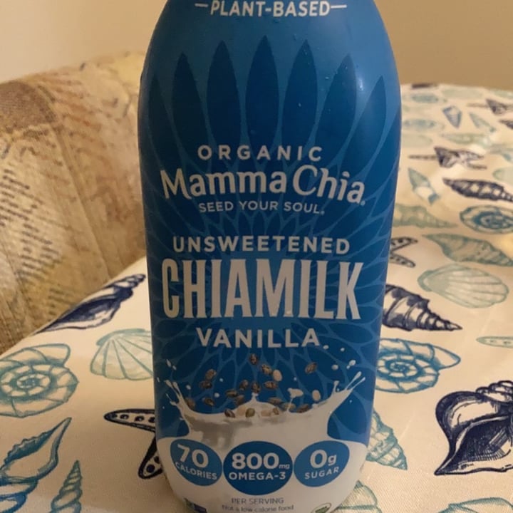 Mamma Chia Unsweetened vanilla chia milk Review | abillion