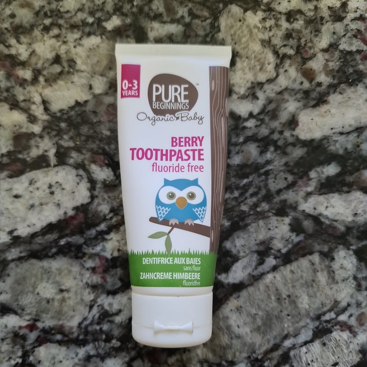 Pure Beginnings Organic baby berry toothpaste Review | abillion