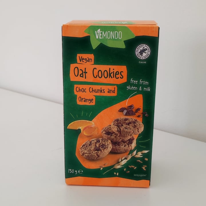 Vemondo Vegan Oat Cookies Choc Chunks And Orange Review | abillion