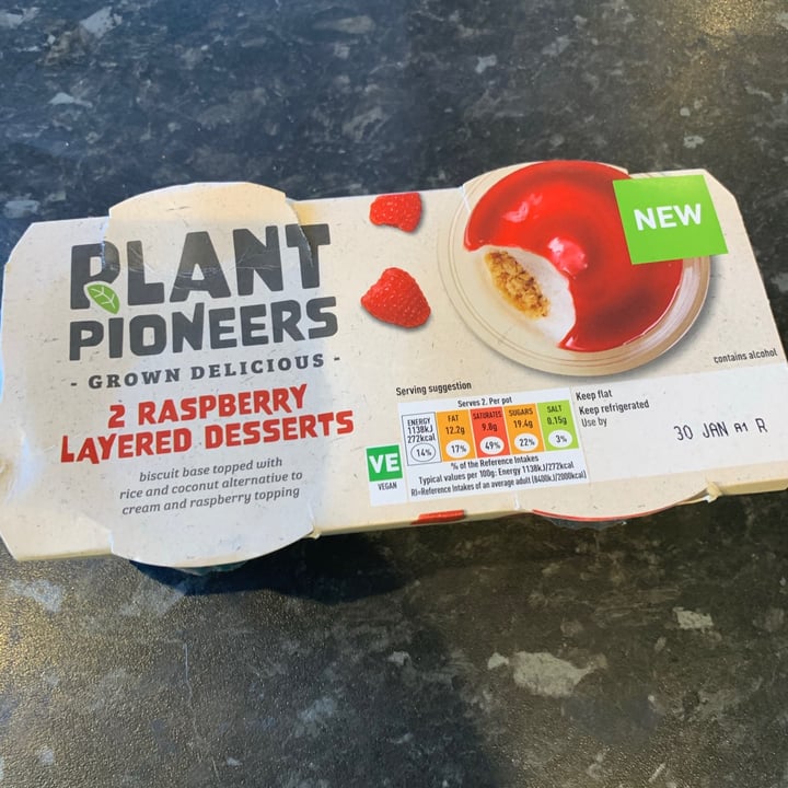 Plant Pioneers Raspberry layered desserts Review | abillion