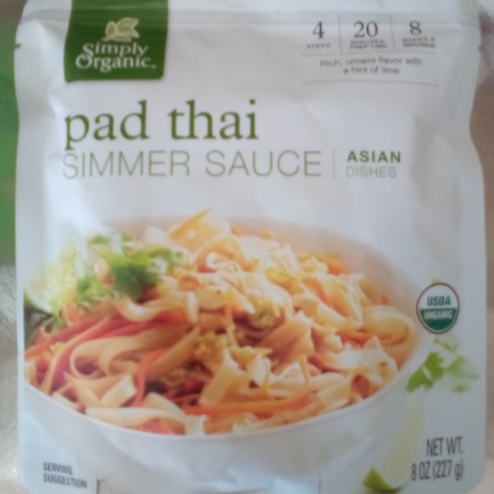 Simply Organic Pad Thai Simmer Sauce Review | abillion