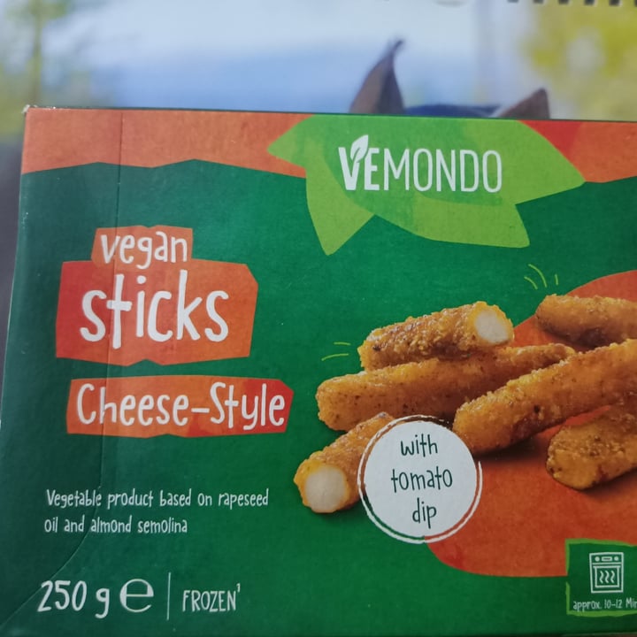 Vemondo Vegan sticks cheese style Review | abillion