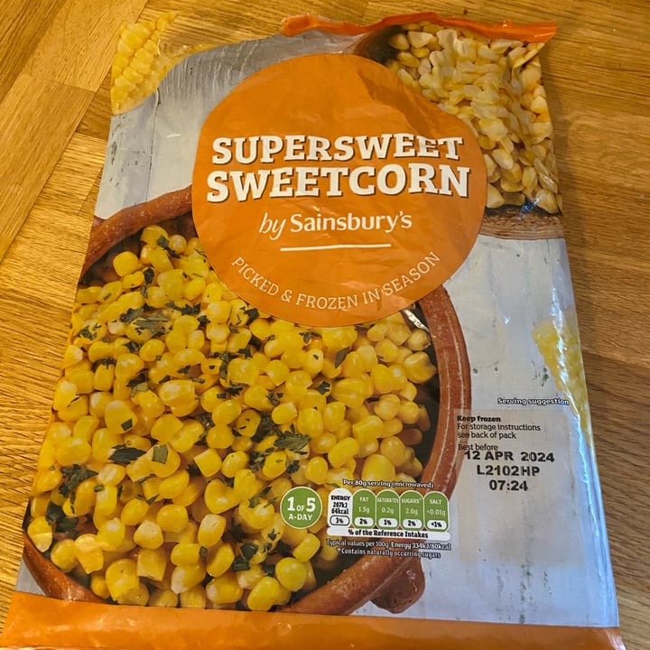 Sainsbury's Supersweet Sweetcorn (Frozen) Review | abillion