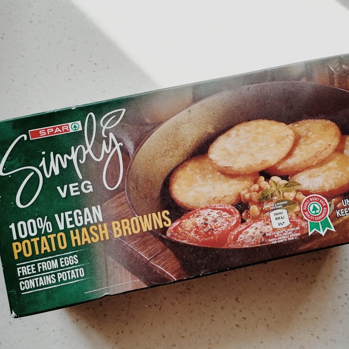 Spar Vegan hashbrown Review | abillion