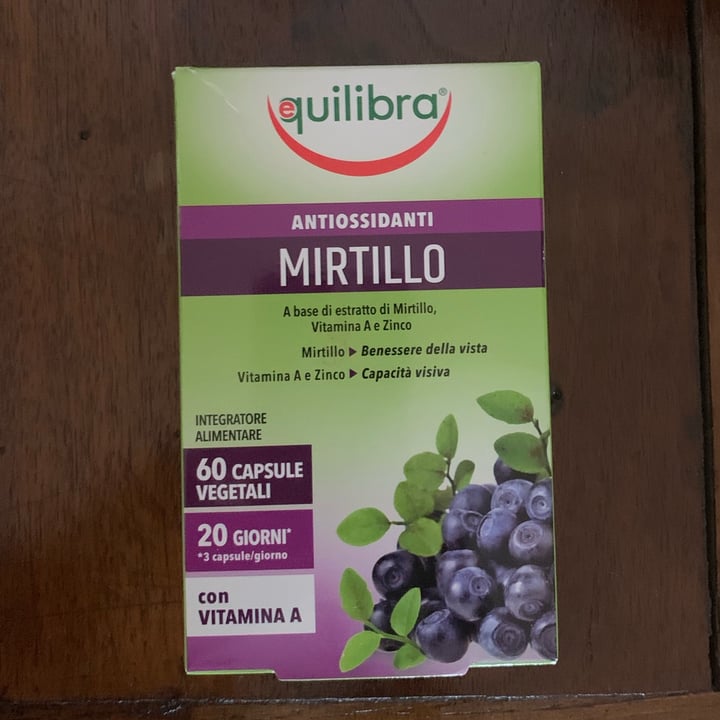 Equilibra Capsule vegetali Antiossidanti Mirtillo Review | abillion