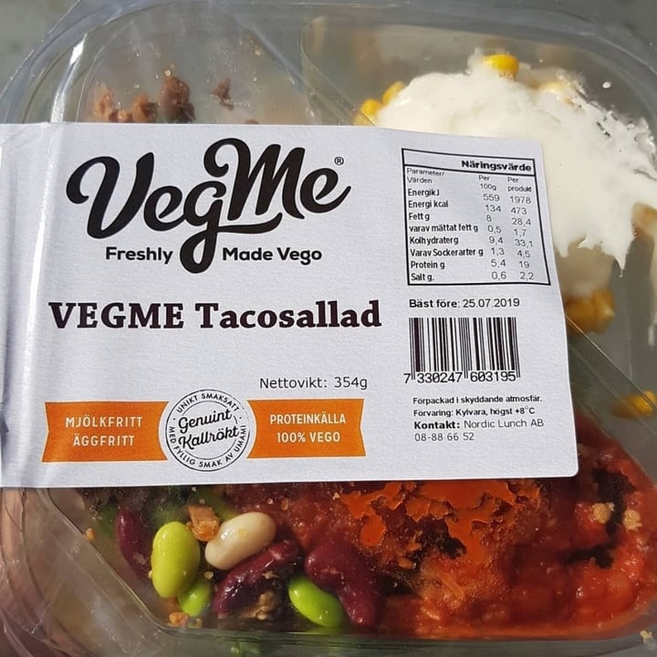 VegMe Tacosallad Review | abillion