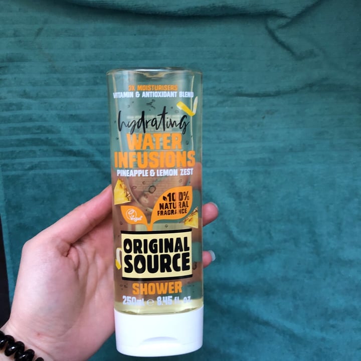 Original Source Pineapple and lemon zest Hydrating water infusion ...