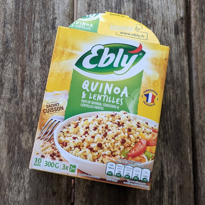 Ebly Quinoa & lentilles Review | abillion