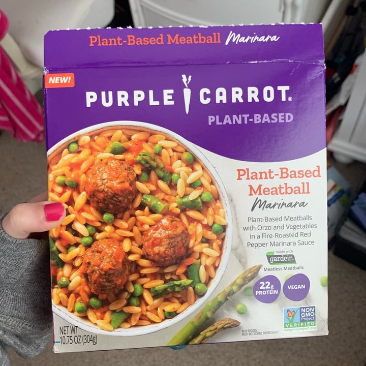 Purple Carrot Plant-Based Meatball Marinara Review | abillion