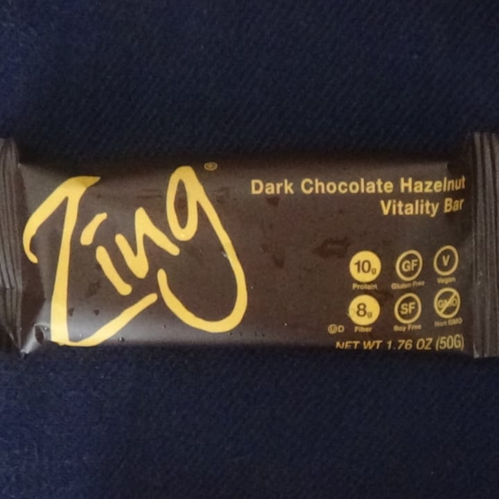 Zing Dark Chocolate Hazelnut Vitality Bar Review | abillion