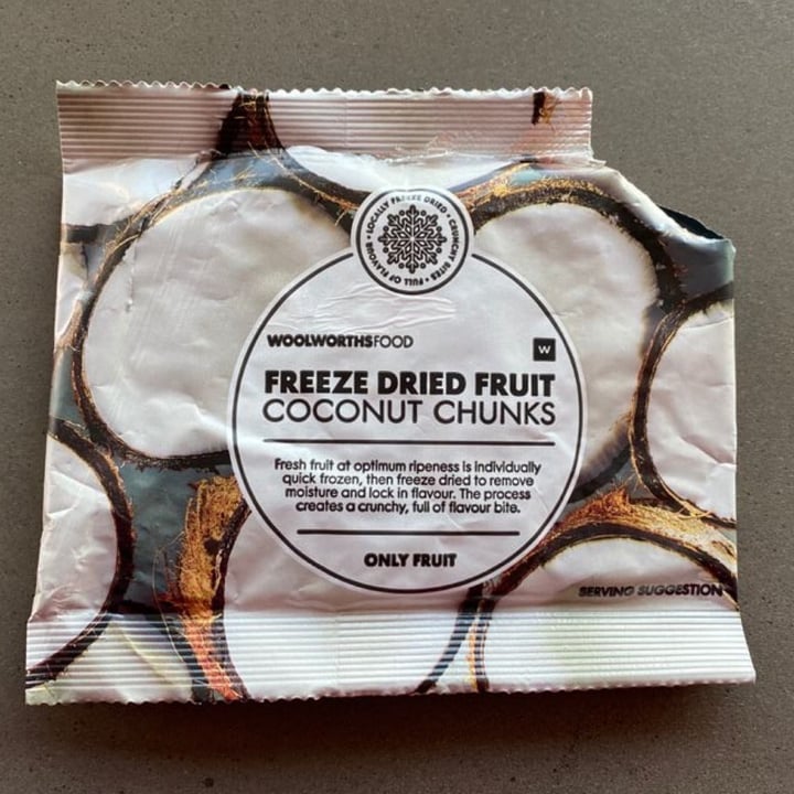Woolworths Food Freeze Dried Fruit Coconut Chunks Review | abillion