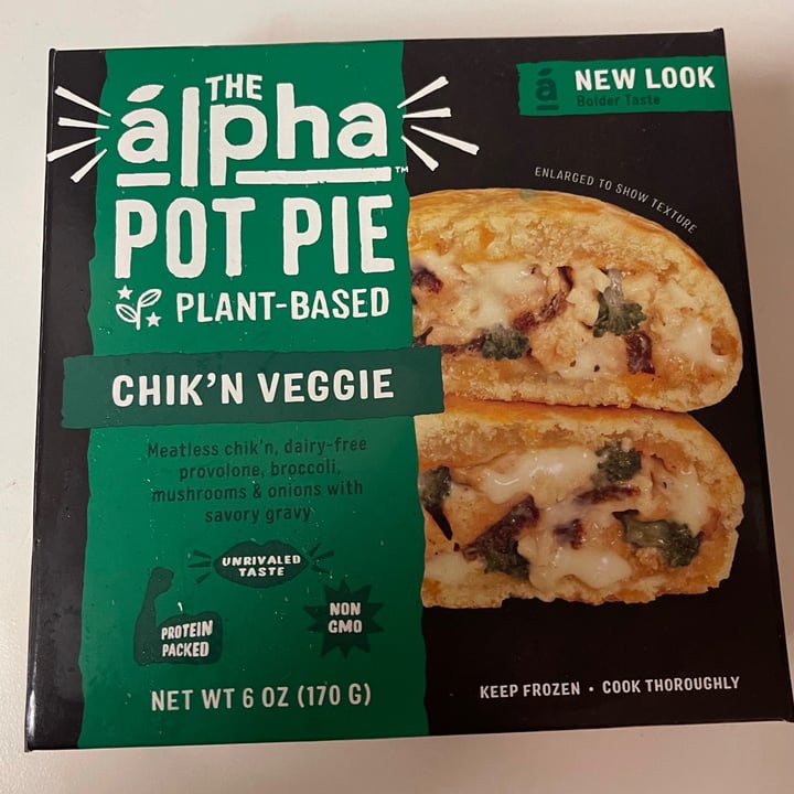 Alpha Foods Handheld Pot Pie Chick’n Veggie Review | abillion