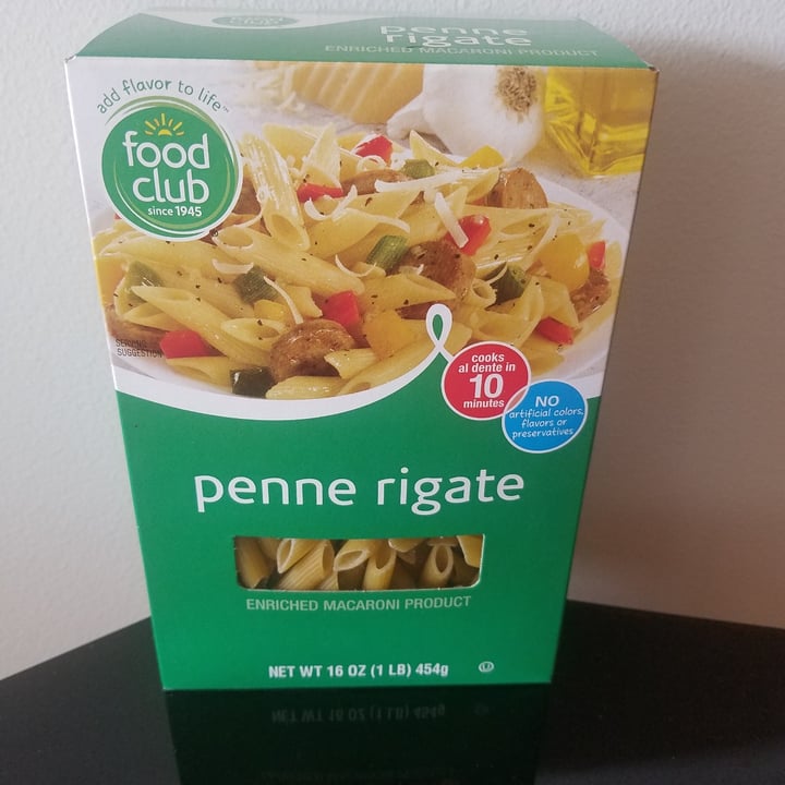 Food Club Penne Rigate Review | abillion
