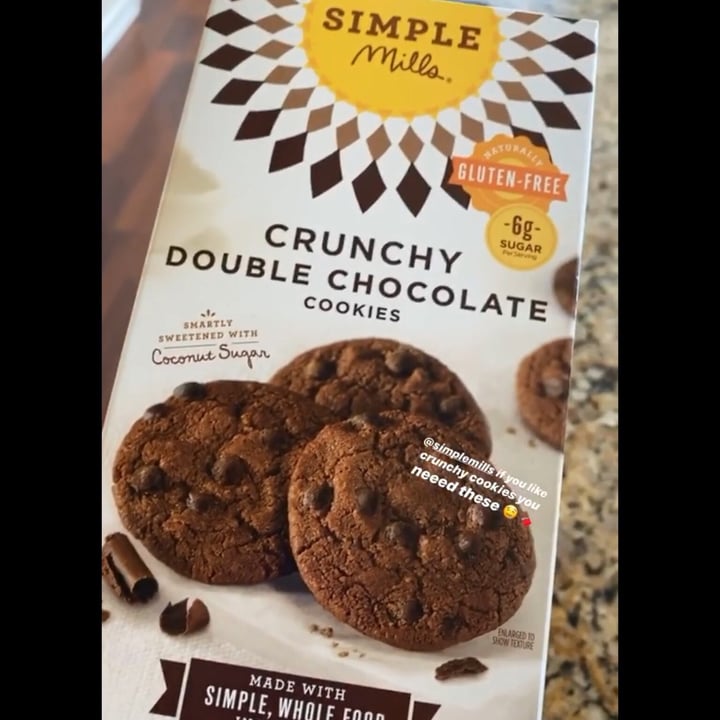 Simple Mills Crunchy Double Chocolate Cookies Review | abillion