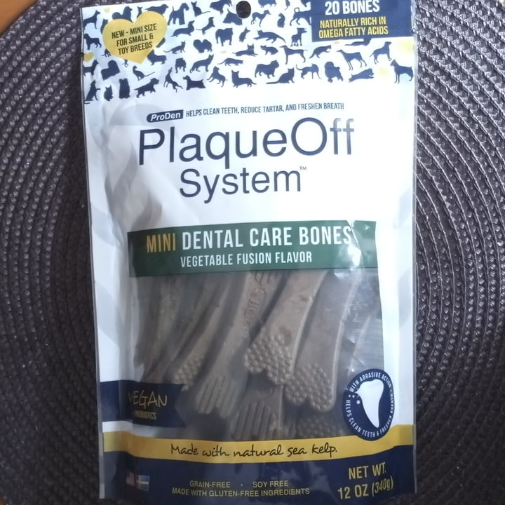 ProDen PlaqueOff System Mini Dental Care Bones Vegetable fusion flavour ...