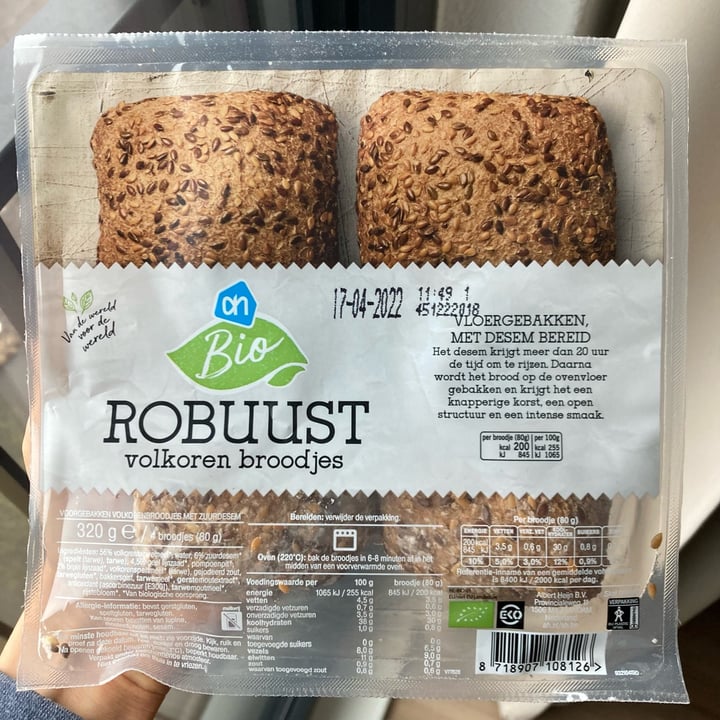 AH Bio Robuust Volkoren Broodjes Review | abillion
