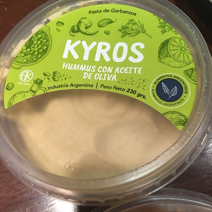 Kyros Hummus con Aceite de Oliva Review | abillion