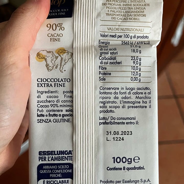 Esselunga Cioccolato Extra Fine 90% Review | abillion
