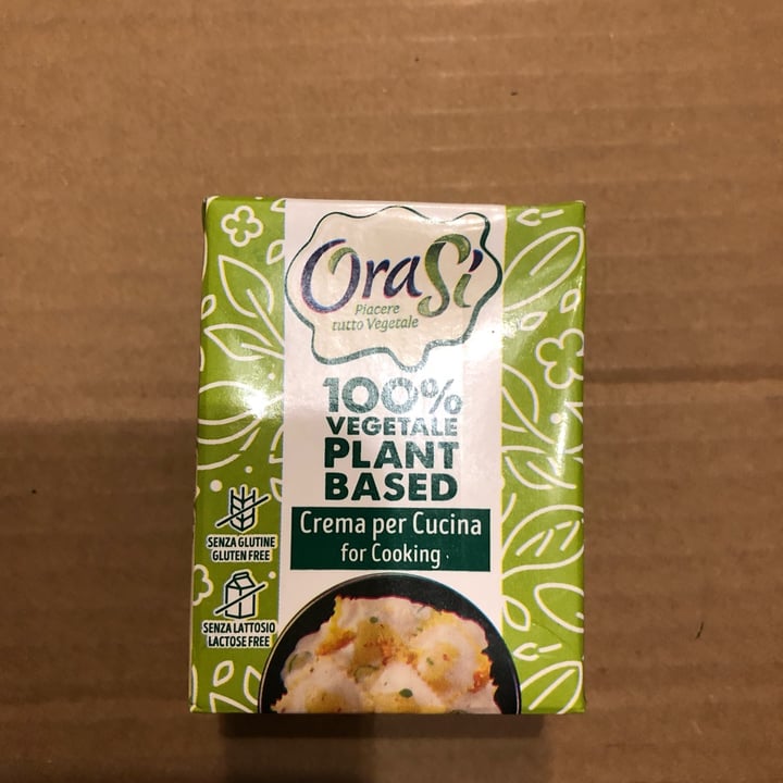 OraSí 100% plant based Crema per cucinare Review | abillion