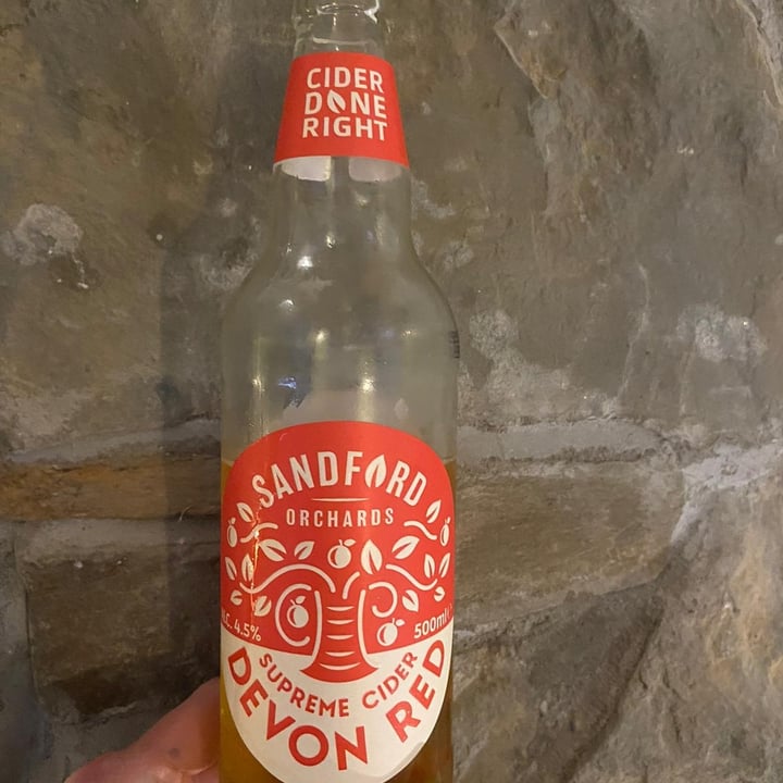Sandford Orchards Devon Red Cider Reviews | abillion