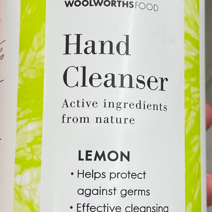 Woolworths Hand cleanser lemon Review | abillion