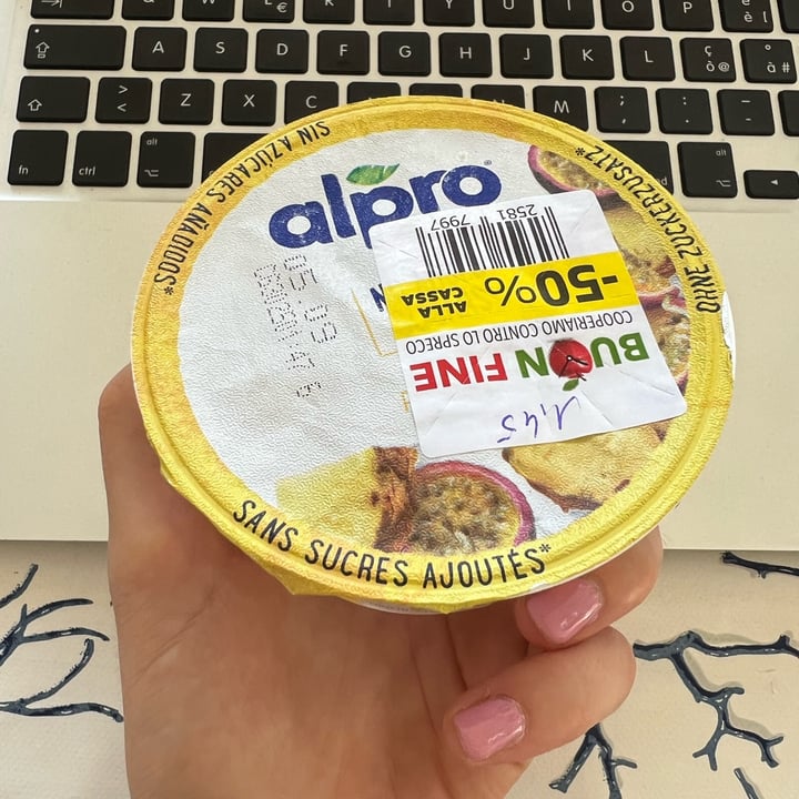 Alpro Ananas Fruit Passion Yogurt Review | abillion