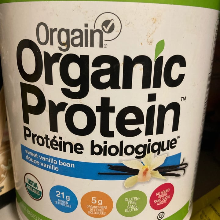 Orgain Orgain Plant Based Protein Powder Vanilla Bean Review | abillion