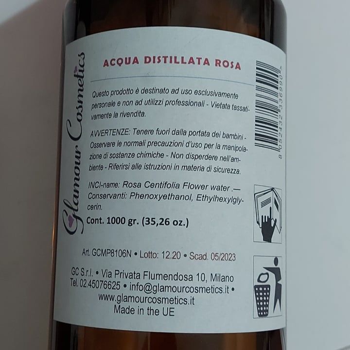 Glamour cosmetics Acqua distillata rosa Review | abillion