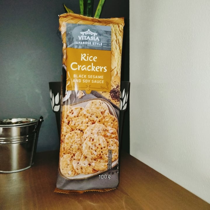 VitAsia Rice Crackers Black Sesame and Soy Sauce Review | abillion