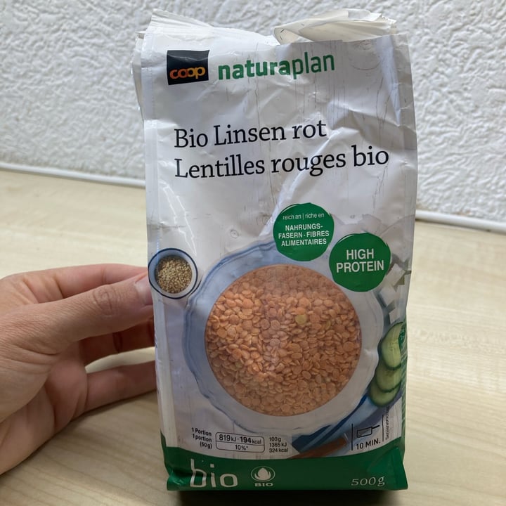Coop naturaplan Bio Linsen rot Review | abillion