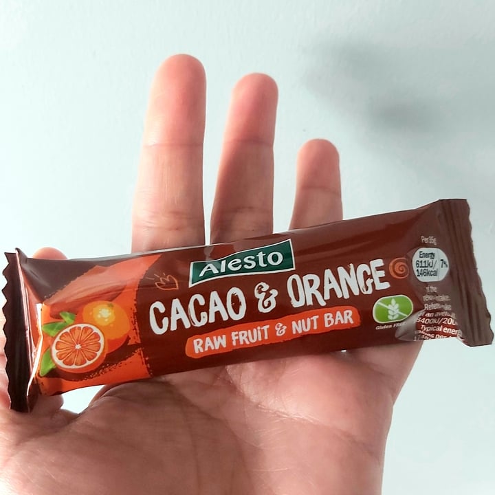 Alesto Cocoa & Orange Raw Fruit & Nut Bar Review | abillion