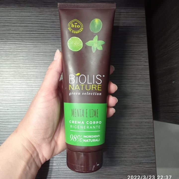 BIOLIS NATURE green selection MENTA E LIME Crema corpo rigenerante ...