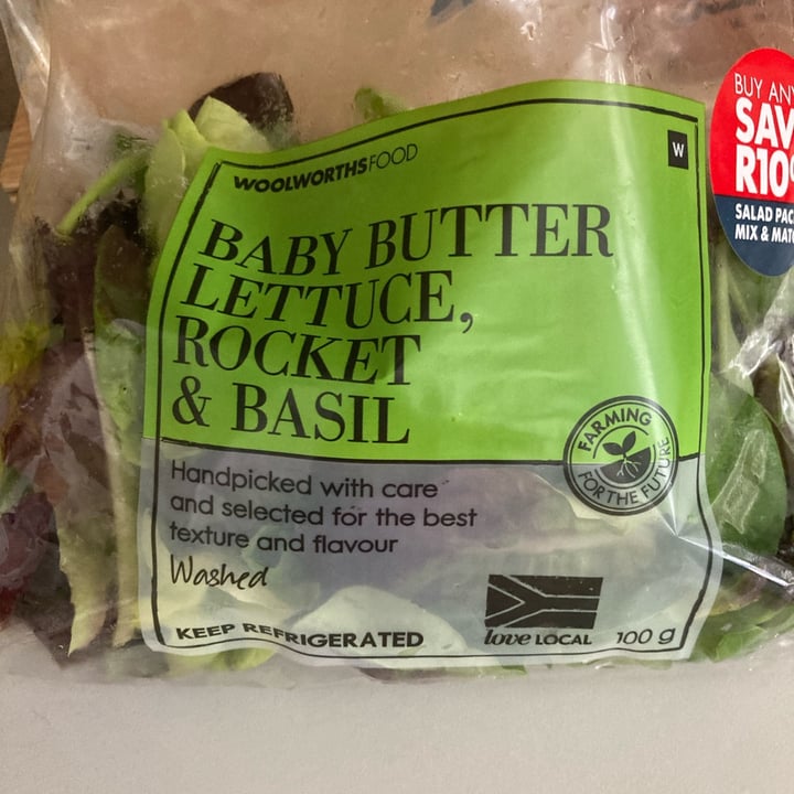 Woolworths Food Baby butter lettuce, rocket and basil Review | abillion