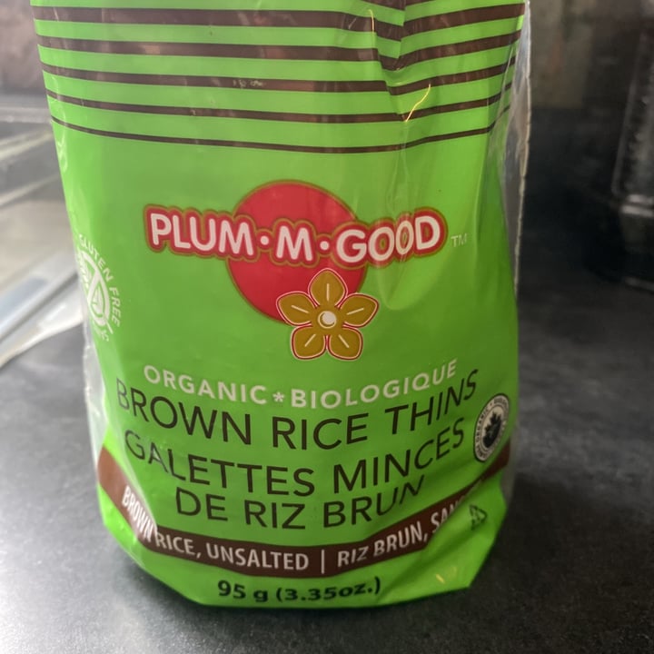 Plum M Good Organic Brown Rice Thins Review | abillion