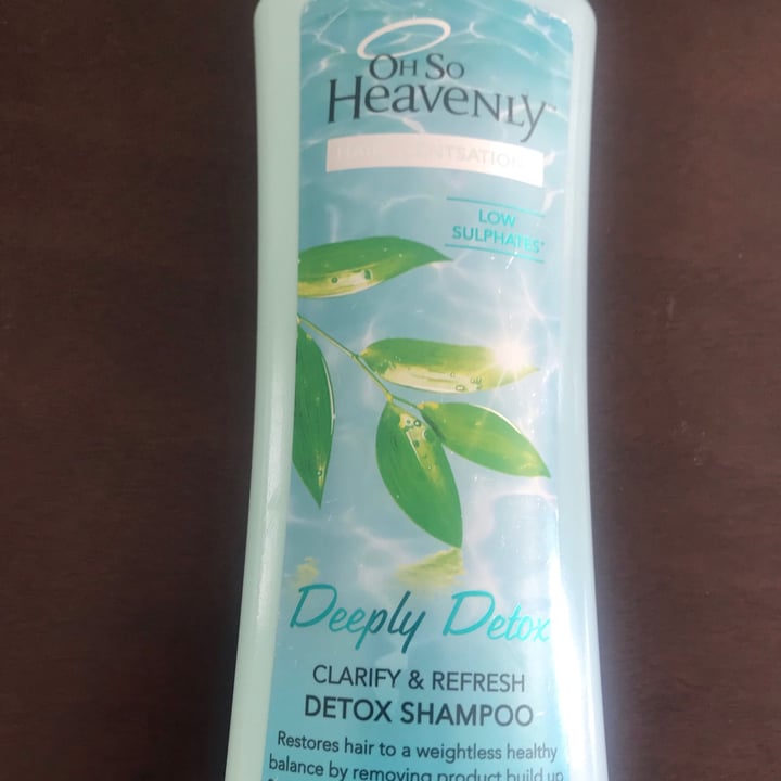 Oh So Heavenly Deeply detox Shampoo And Conditioner Review | abillion