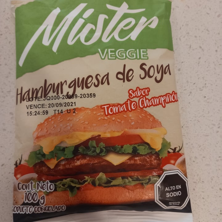 Mister veggie Hamburguesa De Soya Sabor Tomate Champiñón Review | abillion