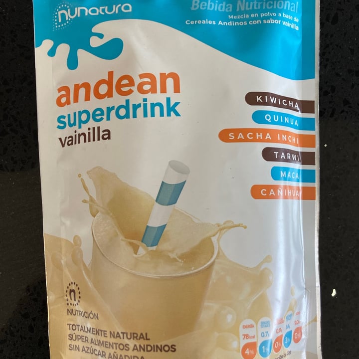 Nunatura Andean Superdrink Vainilla Review | abillion
