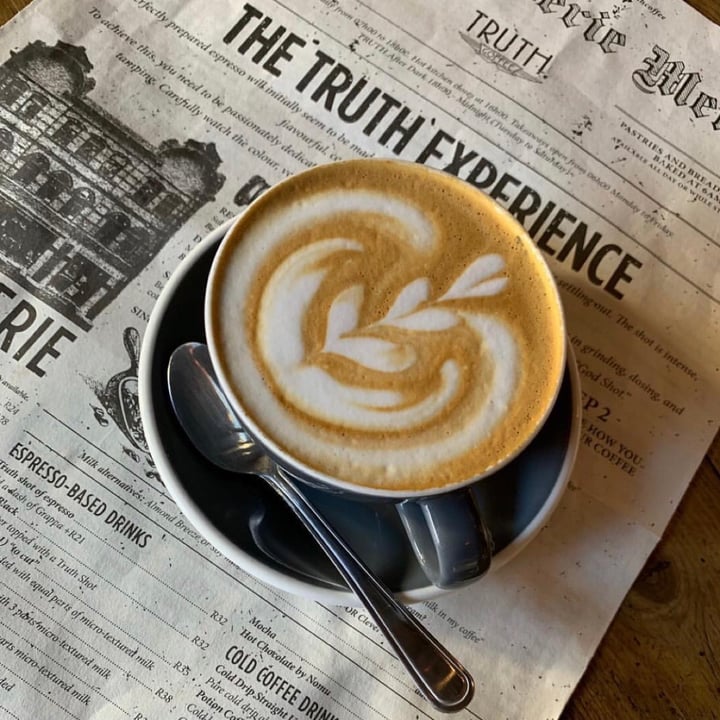Truth Coffee Roasting Cape Town, South Africa Almond Milk Latte Review ...