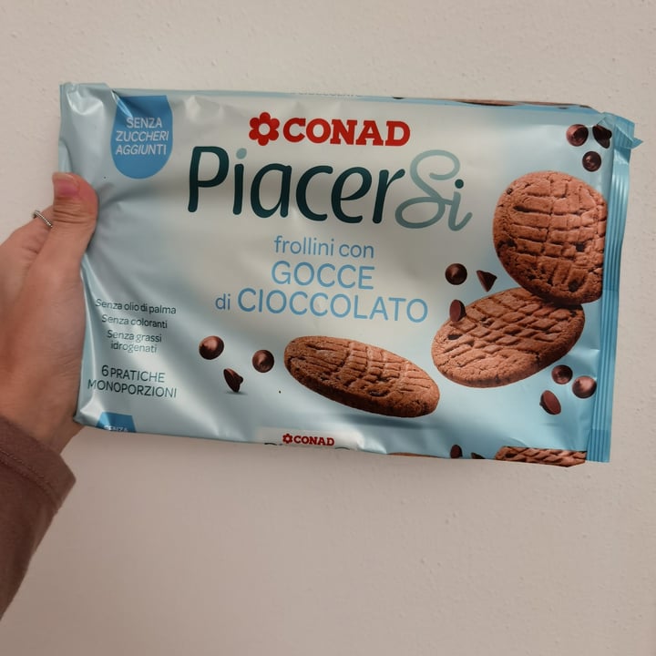 Piacersi | Conad Frollini con gocce di cioccolato Review | abillion