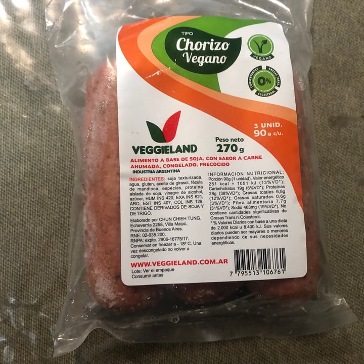 Veggieland Chorizo Vegano Review | abillion