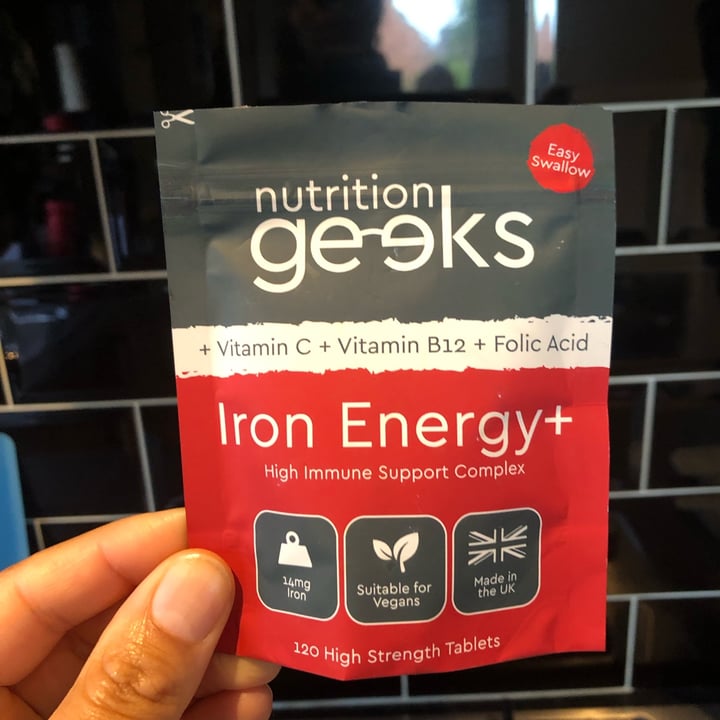 Nutrition Geeks Iron Energy+ Review | abillion