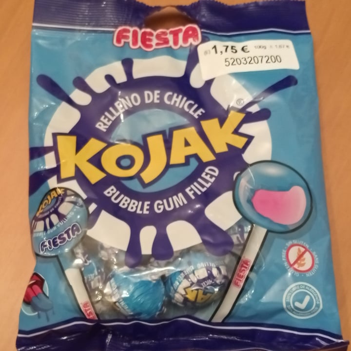 Fiesta Kojak relleno de chicle sabor mora Review | abillion