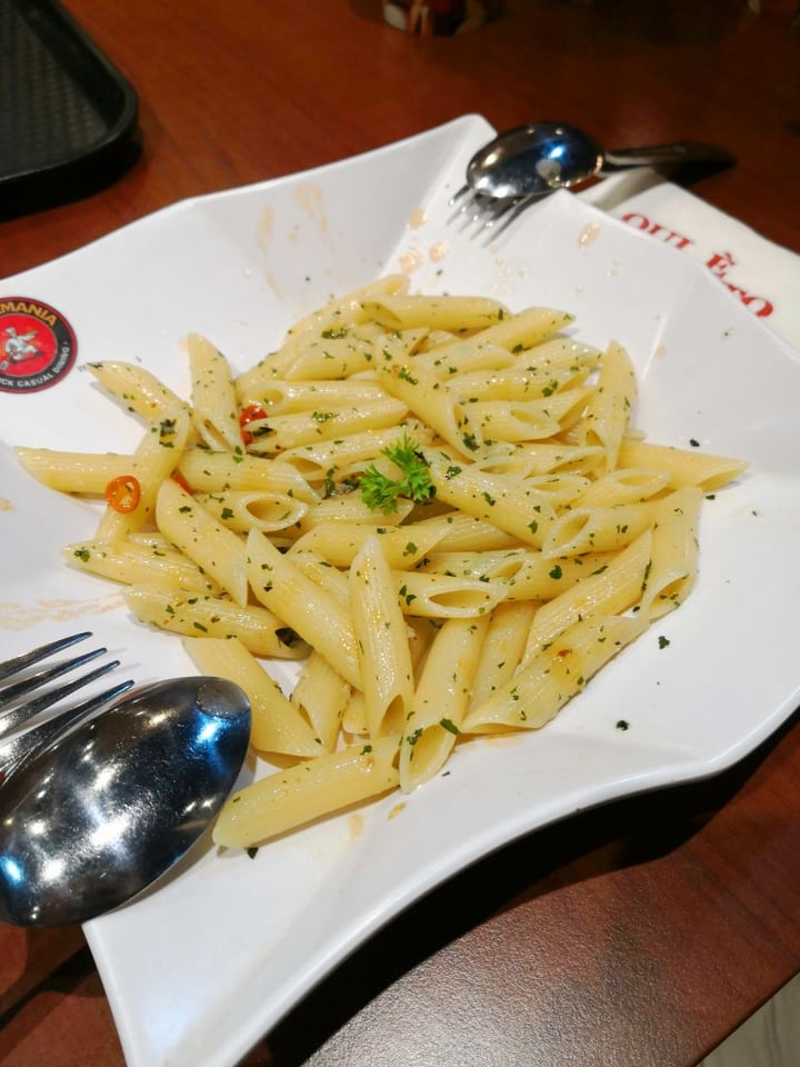 PastaMania - NEX Serangoon, Singapore Aglio Olio Review | abillion