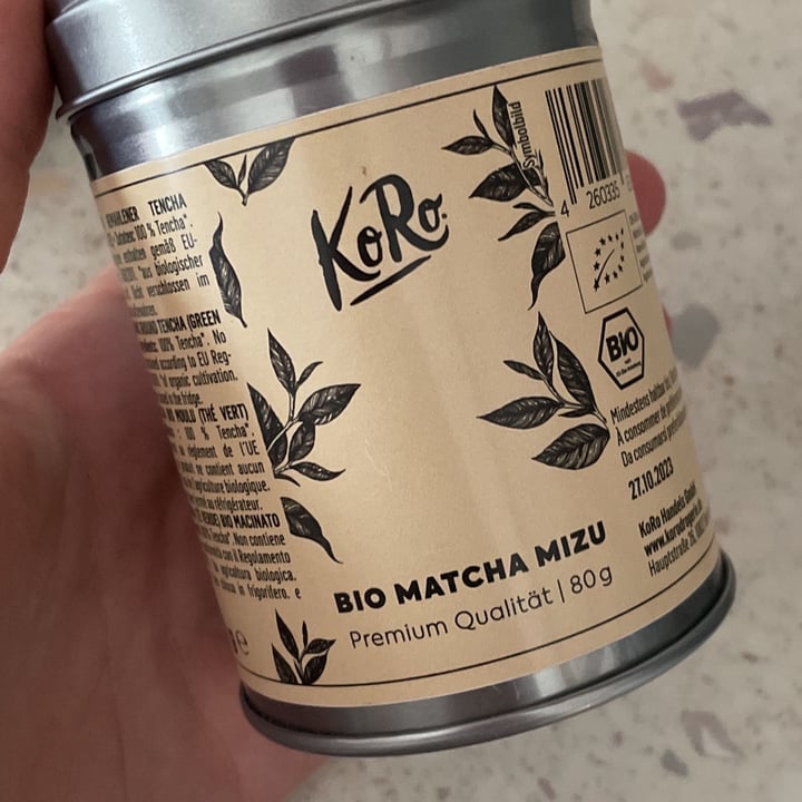 Koro bio matcha mizu Review | abillion