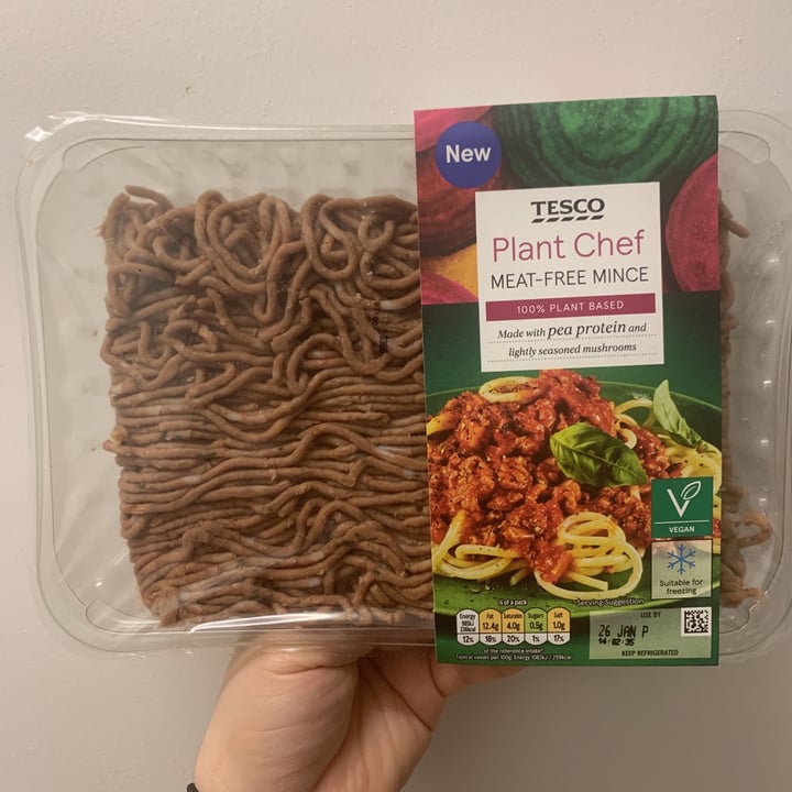 Tesco Plant Chef Meat Free Mince Pea Protein and Lightly Seasoned ...