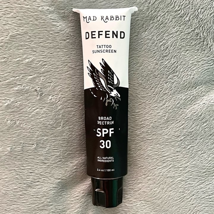 Mad Rabbit Defend tatto sunscreen Review | abillion
