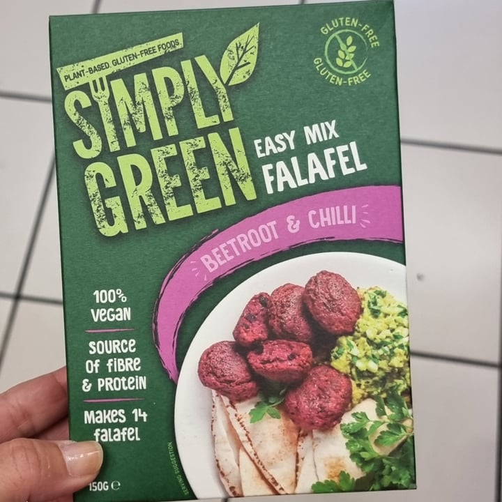 Simply green Falafel beetroot and chilli Review | abillion