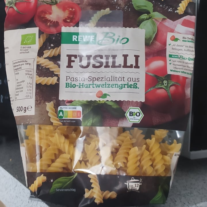Rewe Bio Fusilli Review | abillion