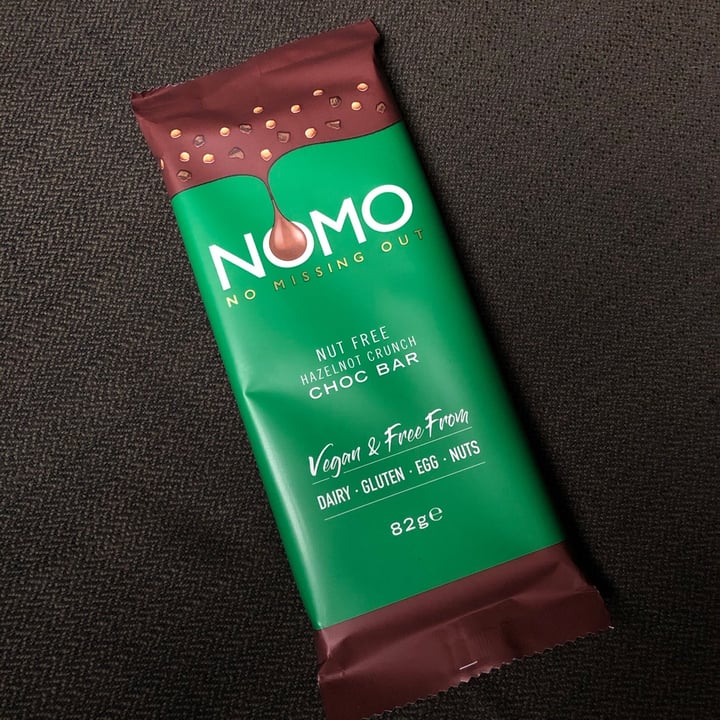 NOMO Hazelnot Crunch Chocolate Large Bars Review | abillion