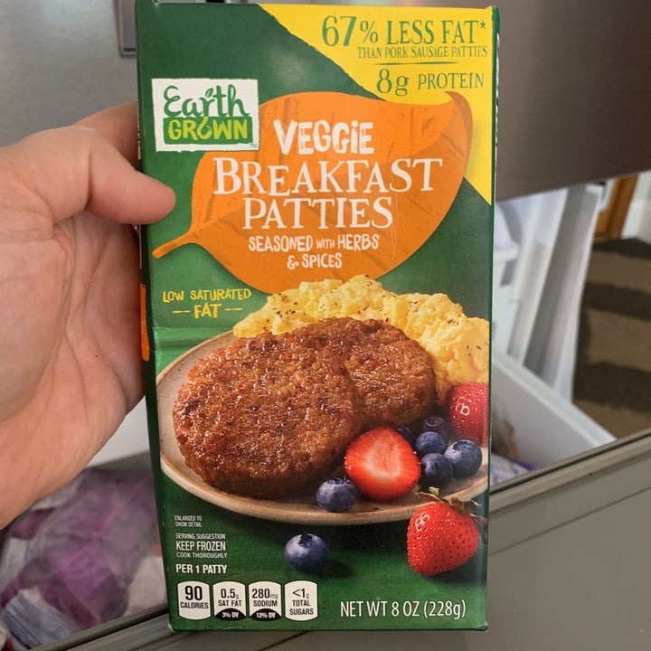 Earth Grown Veggie Breakfast Patties Review | abillion